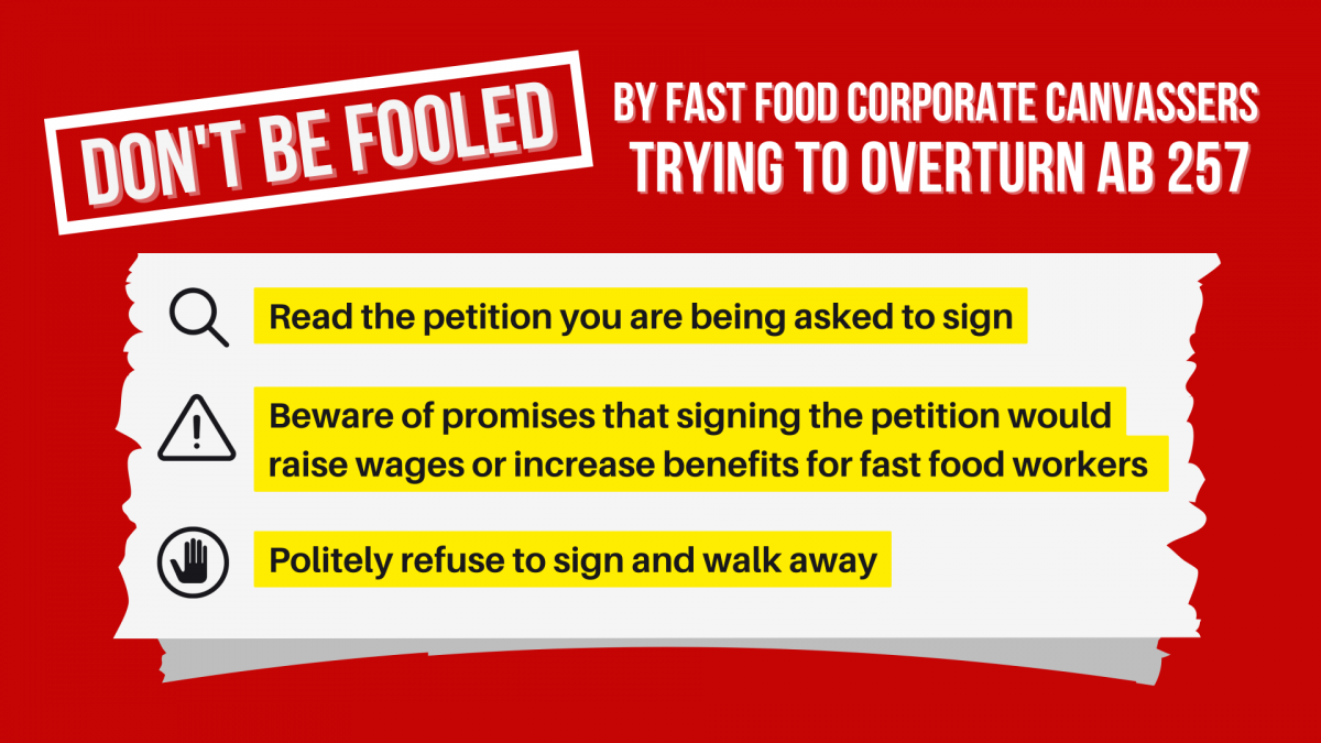 Fight for fast-food justice continues post-FAST Recovery Act passage ...